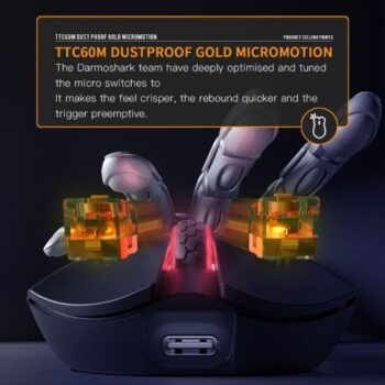 เมาส์ Darmoshark M3 Pro - Crafttech