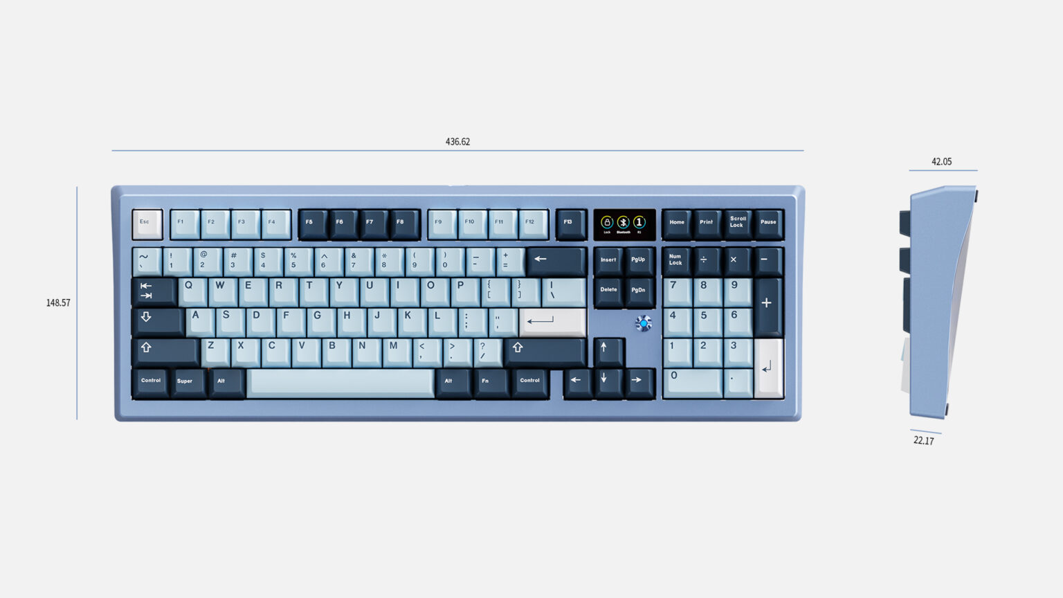 คีย์บอร์ด ZOOM98 - Crafttech