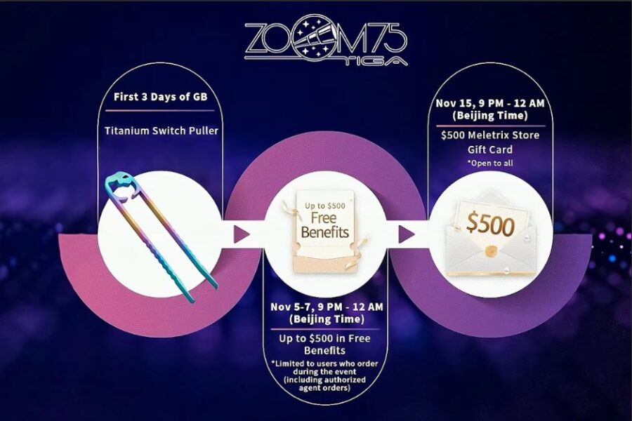 คีย์บอร์ด ZOOM75 TIGA - Crafttech